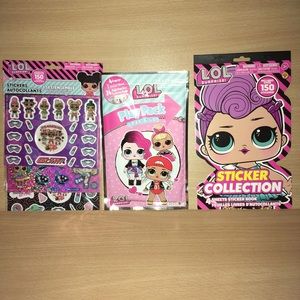 L.O.L. Surprise! | Toys | Nwt 3 Sets Of Stickers Activities Lol ...